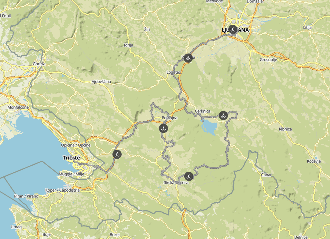 In bici da Trieste verso il Carso Sloveno - Bikeitalia.it