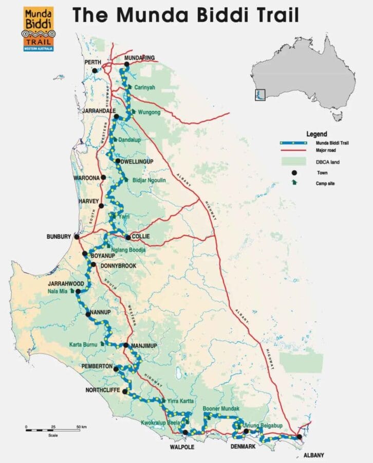 Australia in gravel: il Munda Biddi Trail